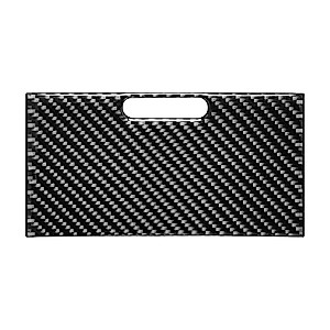 SUNBREATH Compatible with Carbon Fiber Cigarette Lighter Switch Panel Sticker Interior Decoration for 2012 2011 2010 2009 2008 2007 2006 Lexus IS250 Black