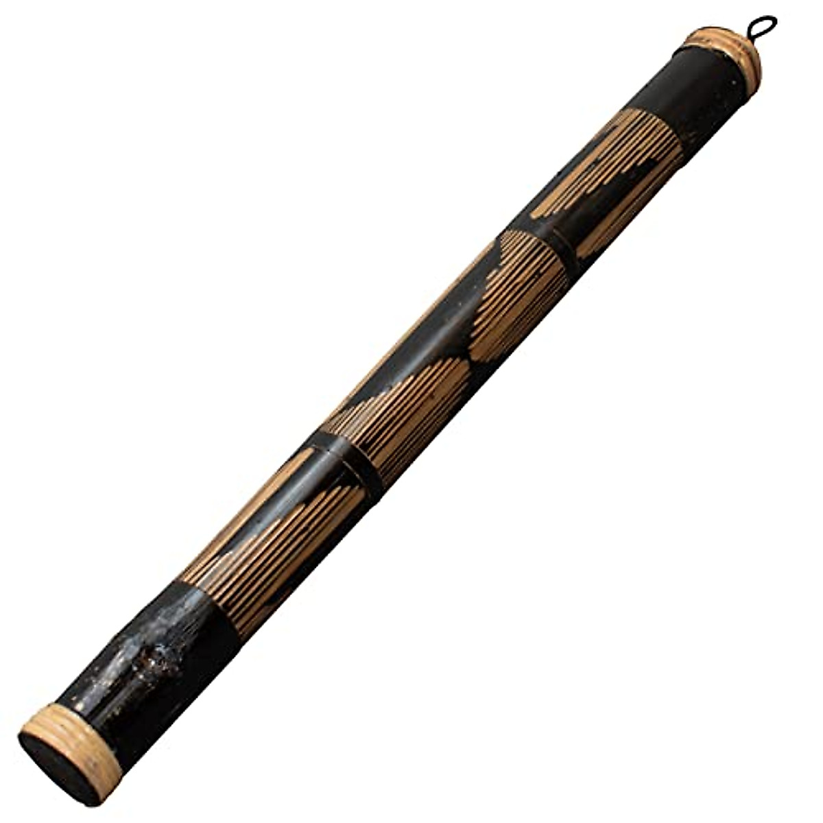 Australian Treasures - Rainstick 60cm carved including bag