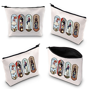 TOBGBE Funny Haunted Horror Mansion Role Inspired Makeup Bag Mansion Lover Gifts Horror Fan Gift Halloween Theme Gift (Dear Beloved)