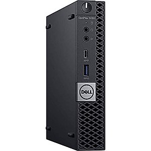 Dell OptiPlex 5060 Micro Business Desktop - Intel i5-8500T 2.2GHz 6-Core/16GB RAM/128GB SSD/Bluetooth & WiFi (Renewed)