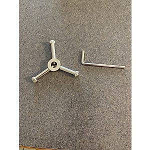 MANDLE (MAN UP AND HANDLE IT) Adjustable Water Shut Off Replacement Handle for Spigot, Outdoor Garden Faucet, Hose Bib, Round Wheel (for 3/8" or Smaller Exposed stem)