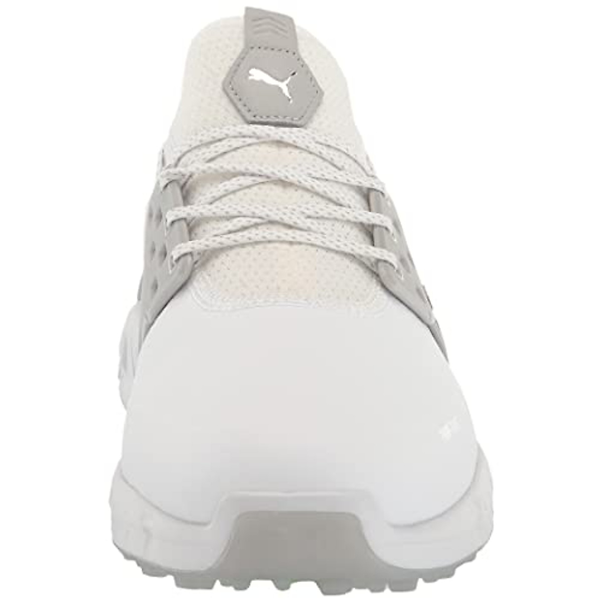PUMA Men's Ignite Articulate Golf Shoe, White Silver/High-Rise, 10.5