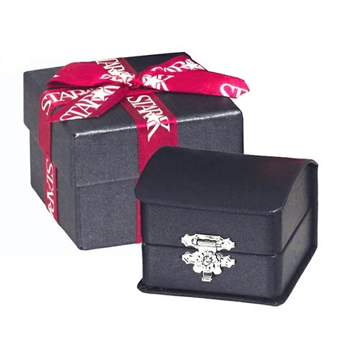 Star K Heart Shaped 8mm Created Pink Sapphire Engagement Promise Wedding Ring 14 kt White Gold Size 5