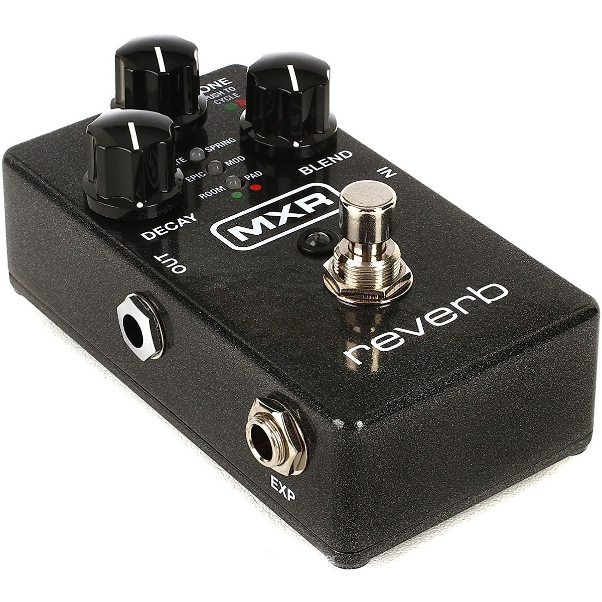 MXR M300 Reverb Analog Guitar Effects Pedal Bundle with 2 MXR Patch Cables, 6 Dunlop Picks, and 9V Power Supply