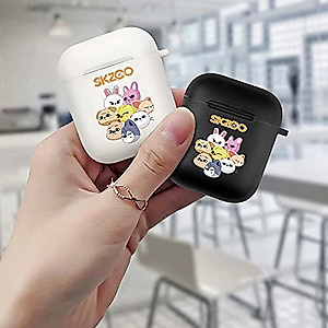 Stray Kids Cartoon Earphone Case for Airpods 1&2 Felix Bangchan Changbin Airpods Case Cover