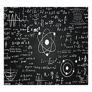 WOZO 17 oz Scientific Math Formula Double Wall Vacuum Cup Insulated Stainless Steel PU Leather Travel Mug Water Bottle for Christmas Halloween Mom Dad