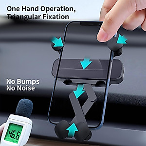 POSWIS Phone Mount Holder for Tesla Model 3/Y 2017-2023, Compatible with 4.7-6.7inch Phone, 360° Rotating Head Compatible with All Car