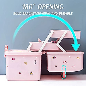 KVSERT Children's Hair Accessories Box Baby Head Rope Hairpin Rubber Head Jewelry Cute Jewelry Box-M