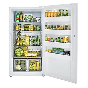 Midea 17-cu. ft. Upright Convertible Freezer in White