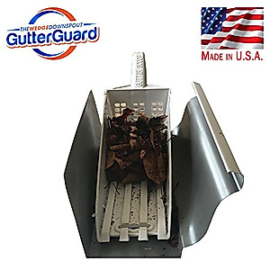The Wedge Downspout Gutter Guard Gutter Scoop Gutter Cleaning Tool for Standard gutters, Under Gutter Guards