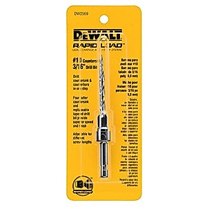 DEWALT DW2569 Style#10 Countersink with 3/16-Inch Drill Bit