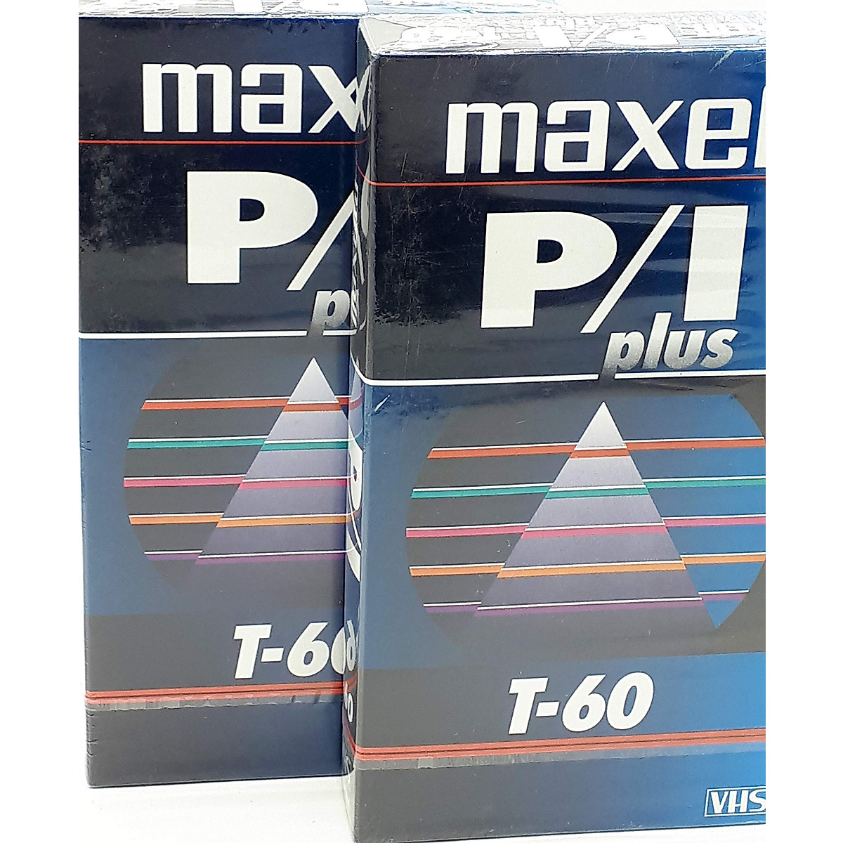 New Set of 2 Maxell P/I Plus t-60 VHS Tapes