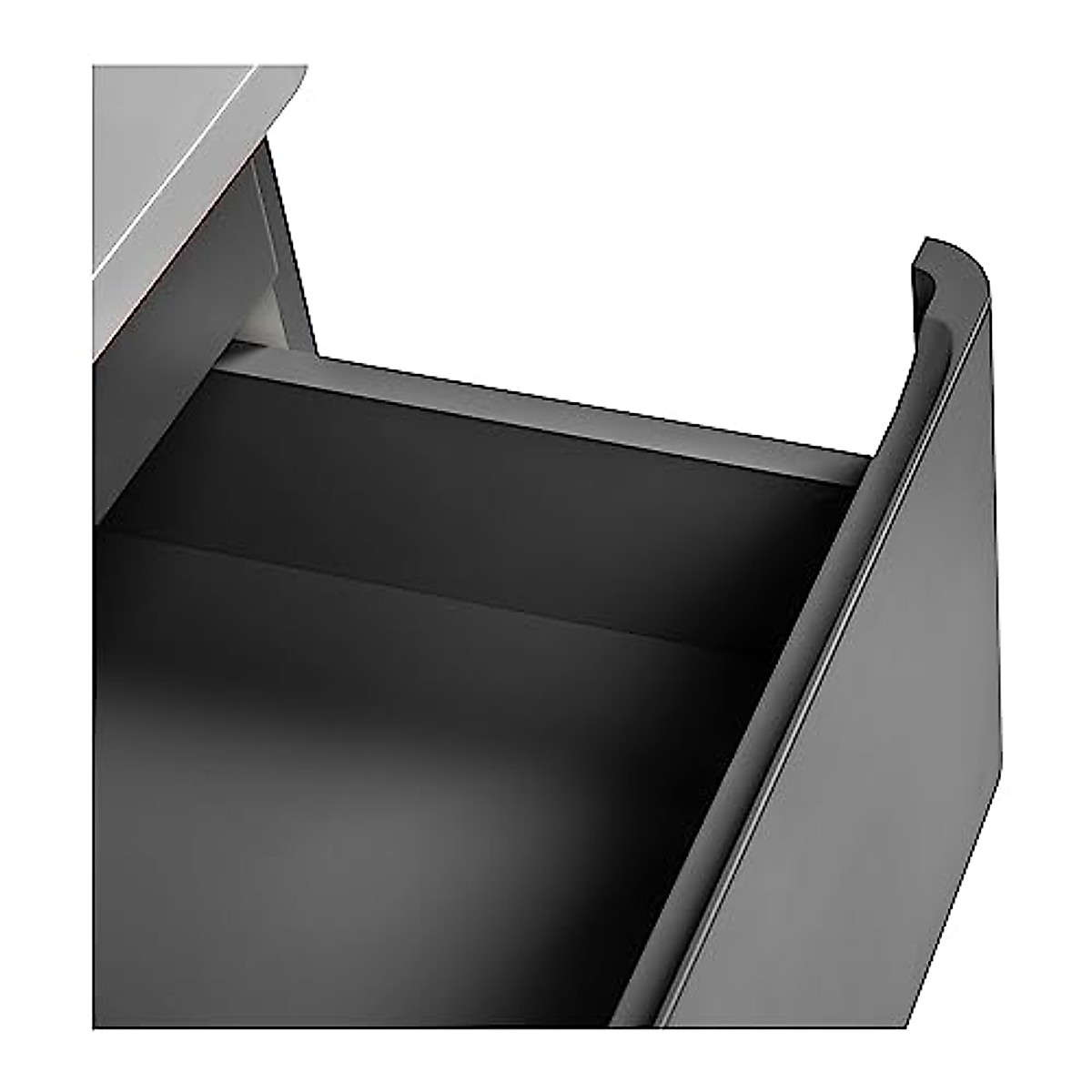 Modern Free Standing Bathroom Vanity with Washbasin | Comfort Gray Matte Collection | Non-Toxic Fire-Resistant MDF-40-No Mirror