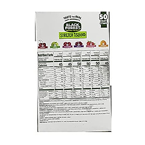 Stretch Island Fruit Leather Snacks Variety Pack, Cherry, Apple, Strawberry, Apricot, Grape, Raspberry, 0.5 Ounce No Added Sugar (Pack of 50) 24.7 Ounce
