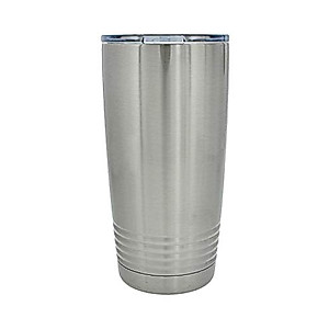 ThisWear Mechanic Gifts I Don't Snore I Dream I'm A Hot Rod 20oz. Stainless Steel Insulated Travel Mug With Lid Silver