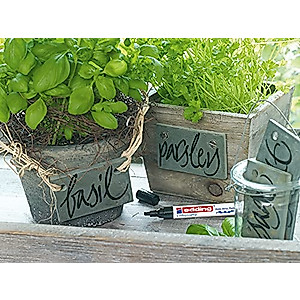 edding 1455 calligraphy marker - set of 3 markers - black, steel blue, crimson lake - flexible calligraphy nib 1-5 mm - fibre pen for paper, wood, terracotta, canvas - hand lettering, bullet journals