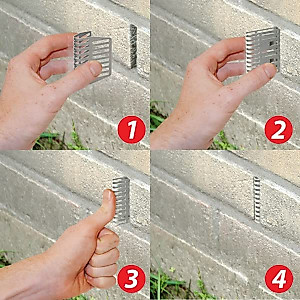 Rid-O-Mice Stainless Steel Brick Weep Hole Covers (60, 2.75 Inch) Stops and Keeps Out Mice, Wasps, Bees, Lizards, Snakes, Scorpions and Many Insects.