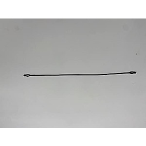 NAHANCO Removable Replacement Rubber Strap for Plastic Pant Hanger Style #7500, Black