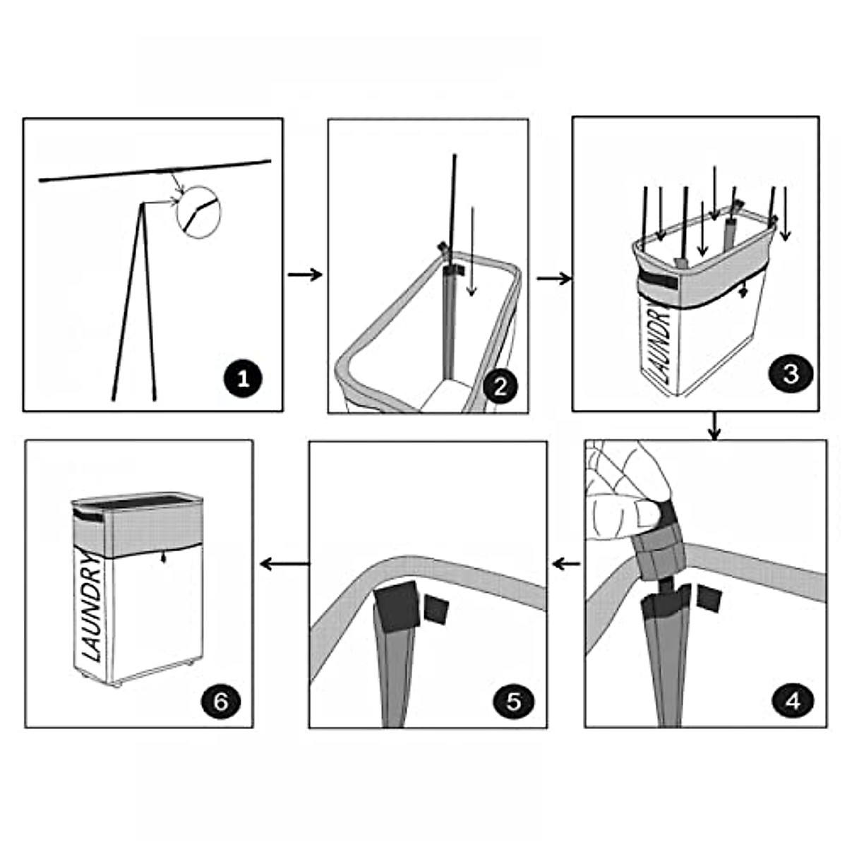 Dirty Clothes Basket, Storage Basket (Red)