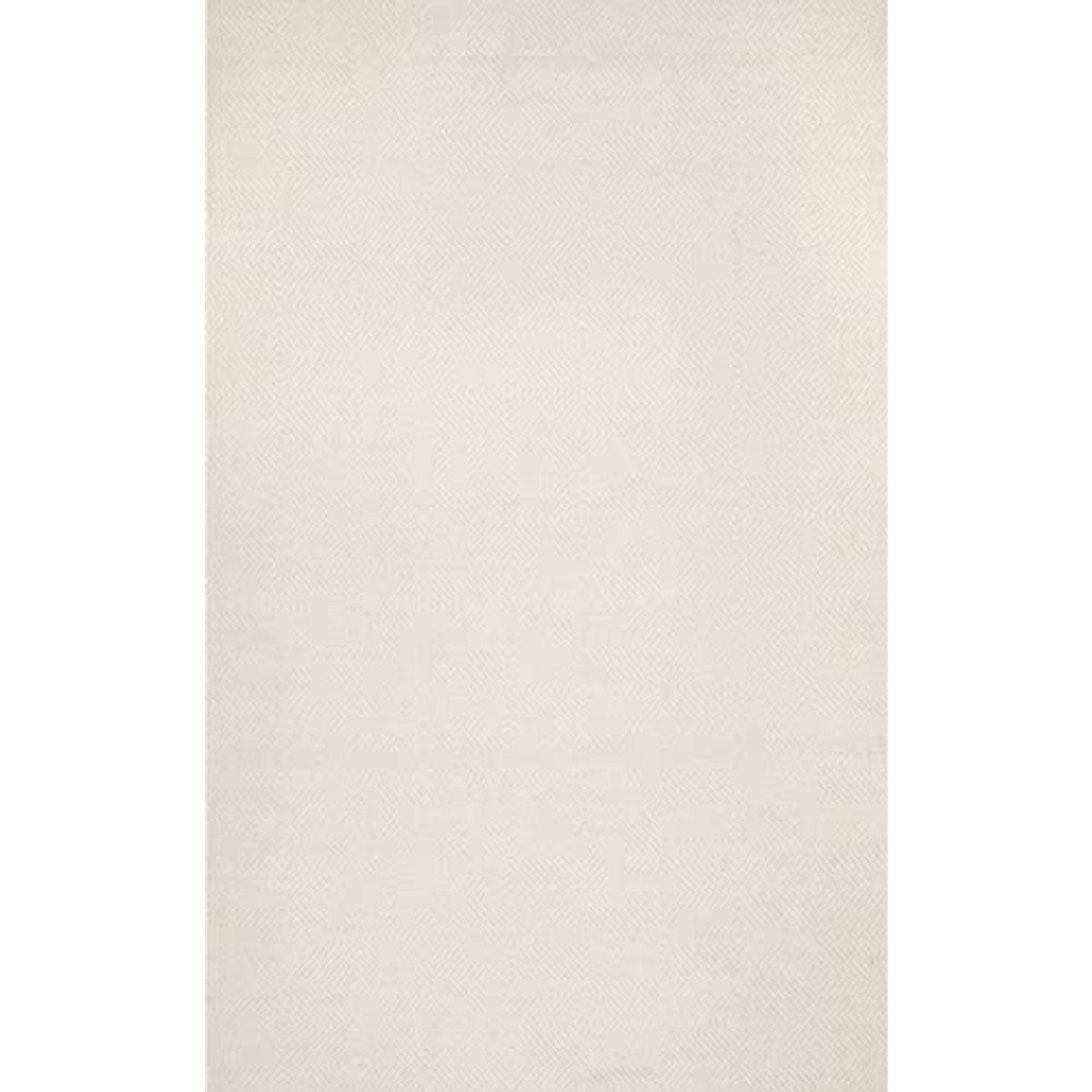 Handwoven Wool Area Rug- Natural Yarn- Contemporary Farmhouse Decor- ecofriendly Rugs for Bedroom Living Room (Ivory, 5'x8')