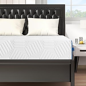 IULULU California King Mattress 8 Inch, Cooling Gel Infused Memory Foam Mattresses Medium Firm Mattress in a Box Regulates Temperature, Made in USA, 84''×72''