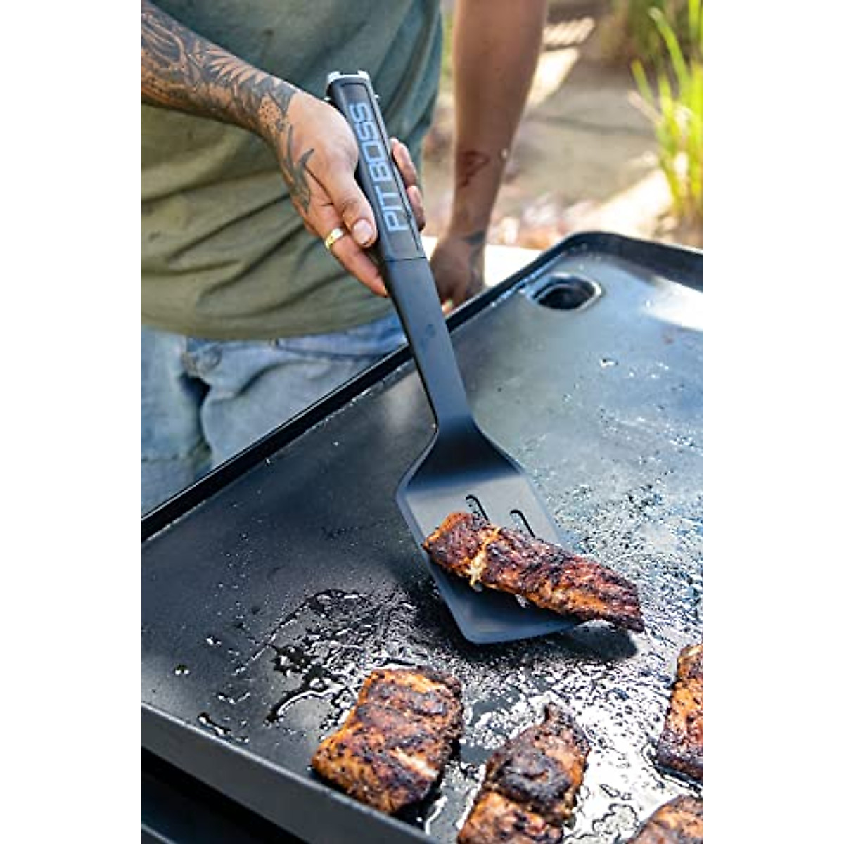 PIT BOSS Ultimate Griddle Tool Kit 5-Piece, Black