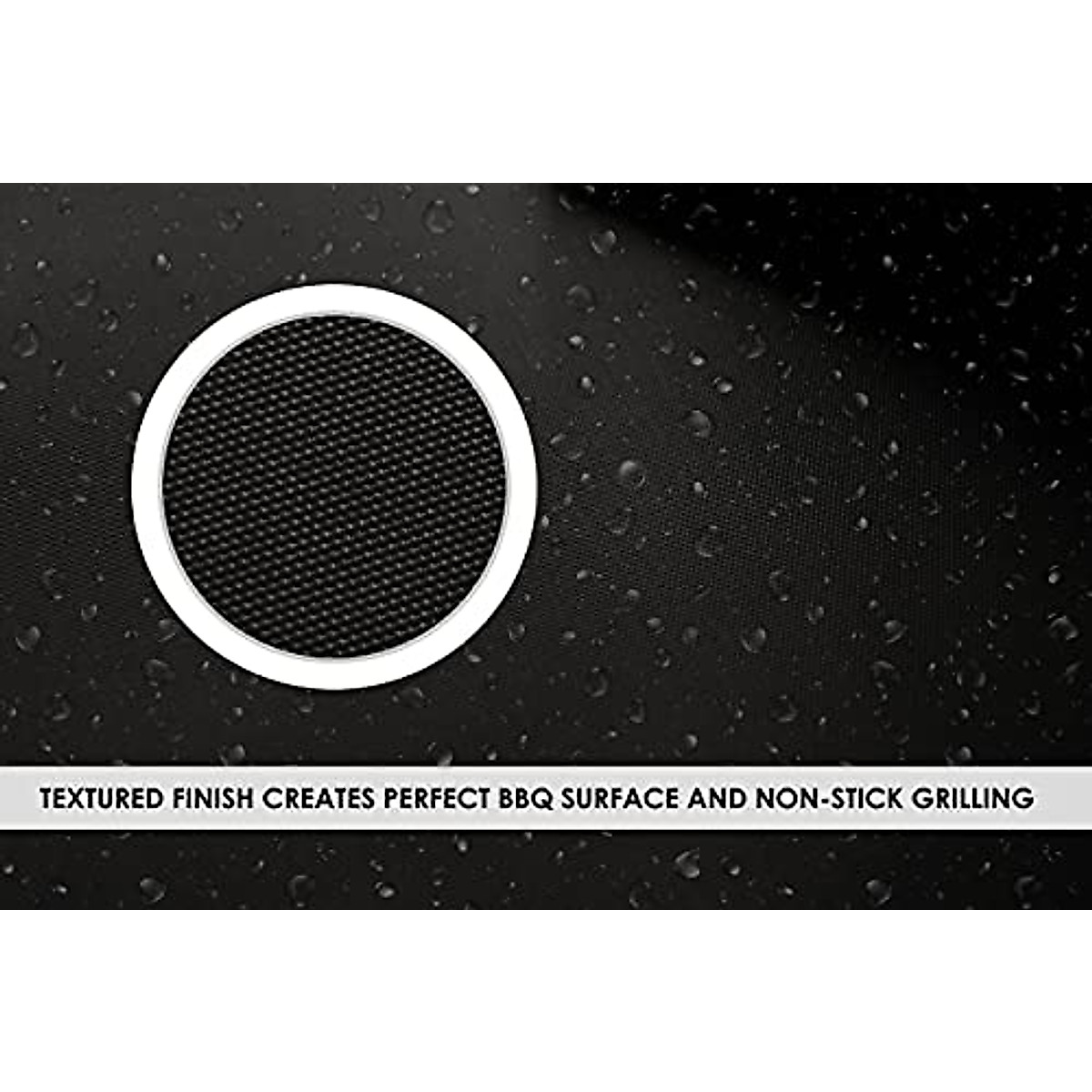 Grill Gods Grill Mat - Premium BBQ Grill Mats - Non Stick Non Slip Cooking Mats (Set of 2) - Easy to Clean and Reusable Grilling Accessories - 15.75 x 13 Inches