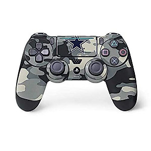 Skinit Decal Gaming Skin Compatible with PS4 Pro/Slim Controller - Officially Licensed NFL Dallas Cowboys Camo Design