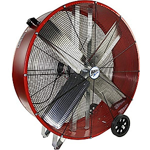 MaxxAir BF30DD REDUPS 30-Inch Direct Drive Commercial Fan, Red