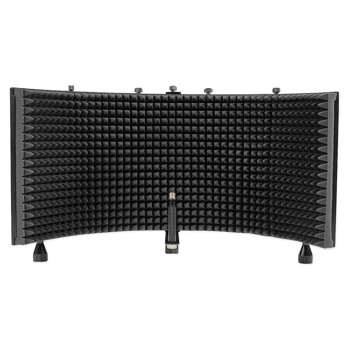 Rockville Recording Studio Microphone Isolation Shield + Heavy Duty Tripod Stand