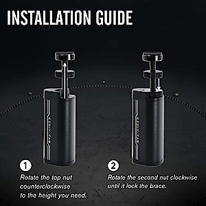 EZDIY-FAB GPU Support Bracket,5V 3PIN ARGB Graphics Card Brace, GPU Support Stand Adjustable Height,Aluminum Video Card Sag Holder