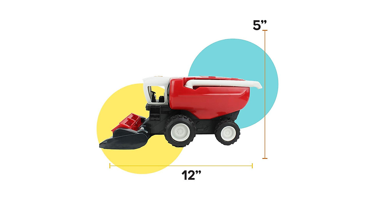 Boley Farm Harvester - Light & Sound Toy Truck Set