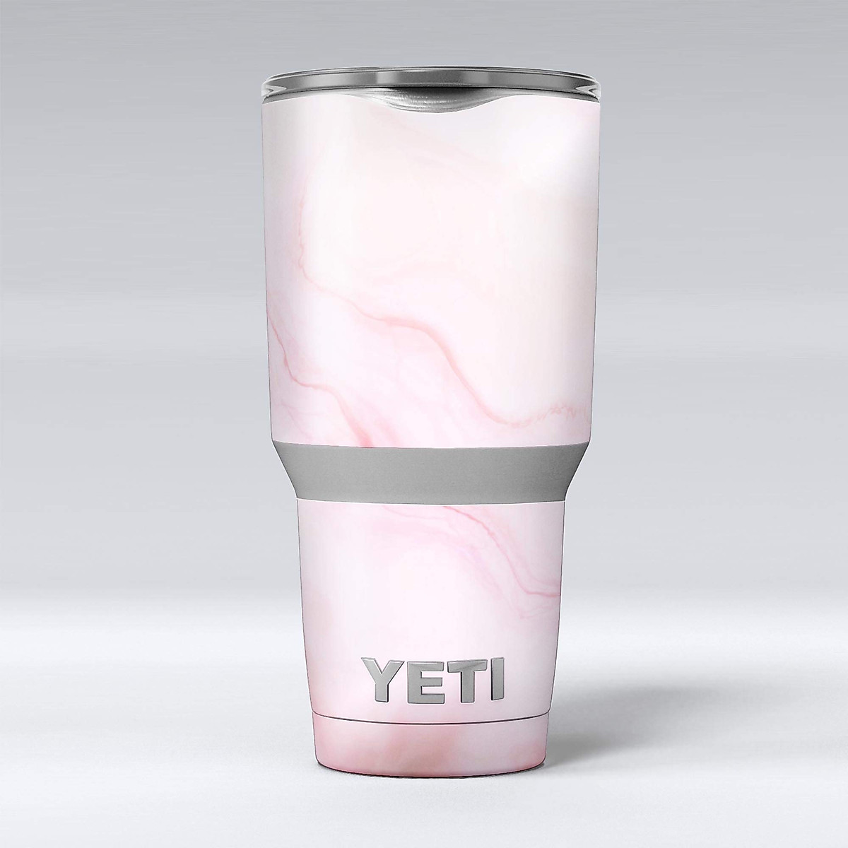 Design Skinz Marble Surface V1 Pink - Skin Decal Vinyl Wrap Kit Compatible with The Yeti Rambler Cooler Tumbler Cups