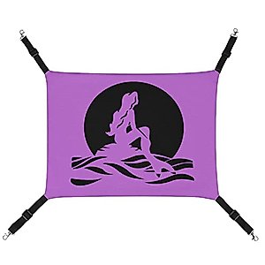 Little Mermaid Pet Hammock Comfortable Adjustable Hanging Bed for Small Animals Dogs Cats Hamster