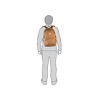 Carhartt Unisex Adult Essentials Backpack with 15-Inch Laptop Sleeve for Travel, Work and School, Brown, One Size