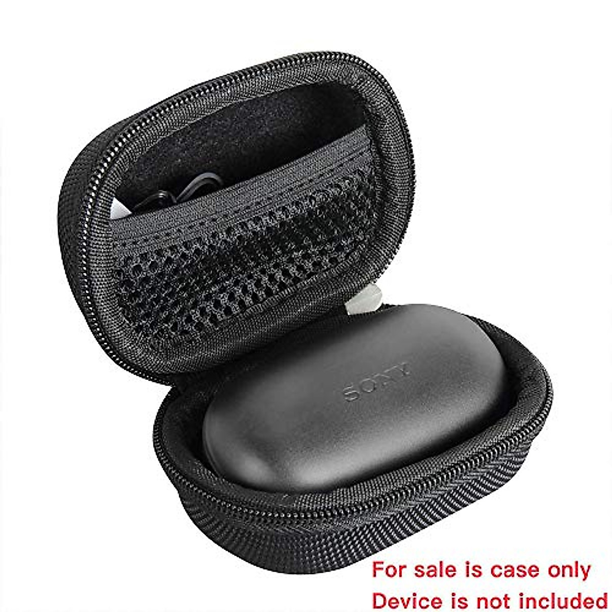 Hermitshell Travel Case for Sony WF-XB700 Extra BASS True Wireless Earbuds Headset (Black)