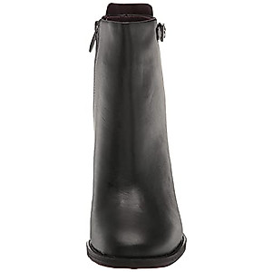 Franco Sarto Womens Rivet Bootie Black Leather 7 M