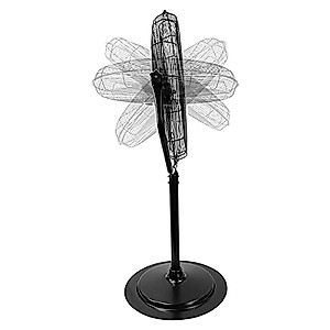Maxx Air Extreme Power Industrial Pedestal Fan | Heavy Duty 30" Stand Fan, 4800 CFM