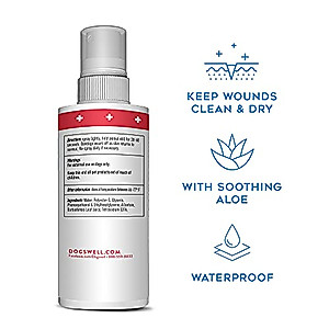 Remedy+Recovery Liquid Bandage for Dogs and Sulfodene Dog Wound Care Ointment, Relieves Pain & Prevents Infection For Dog Cuts, Scrapes, Bites and Injuries, 2 Ounce