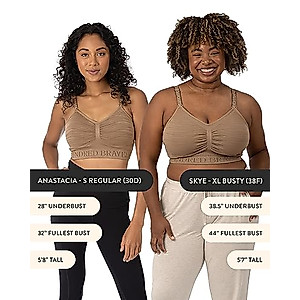 Kindred Bravely Sublime Hands Free Pumping Bra | Patented All-in-One Pumping & Nursing Bra with EasyClip (Twilight, Large)