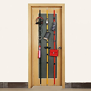 Spacehome@ 1 PCS/lot Over Door Straps Hanger Hooks Lanyard Hanger Adjustable Hat Bag Organizer Handbags/Purses/Scarves/Hats Rack (Orange)
