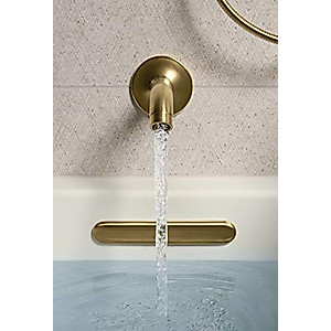 KOHLER K-20201-LA Underscore Rectangle 60-Inch x 30-Inch Alcove Bath with Integral apron, integral flange and left hand drain, White