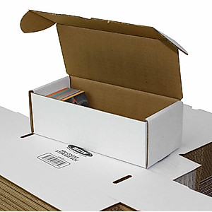 BCW 500 Count Trading Card Storage Box -10 Pack | Cardboard Organizer for Baseball, Basketball, Football Cards, MTG, Pokemon | Card Game Storage & Protection | Card Storage Box | Assembly Required
