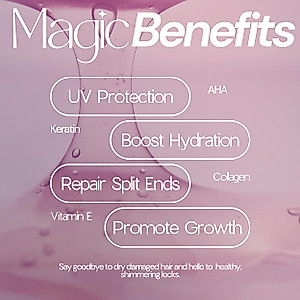 SIMPLY SMOOTH Magic Potion Shampoo Paraben Free Daily Shampoo Restore & Repair Dry, Damaged, Keratin Depleted Hair Hydrate & Create Soft, Healthy Hair For All Hair Type 33.8oz