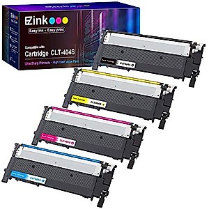 E-Z Ink (TM) Compatible Toner Cartridge Replacement for Samsung CLT-K404S CLT-C404S CLT-M404S CLT-Y404S CLT 404S to use with C480FW C430W SL-C430W SL-C480FW SL-C480FN Printer Tray (4 Pack)