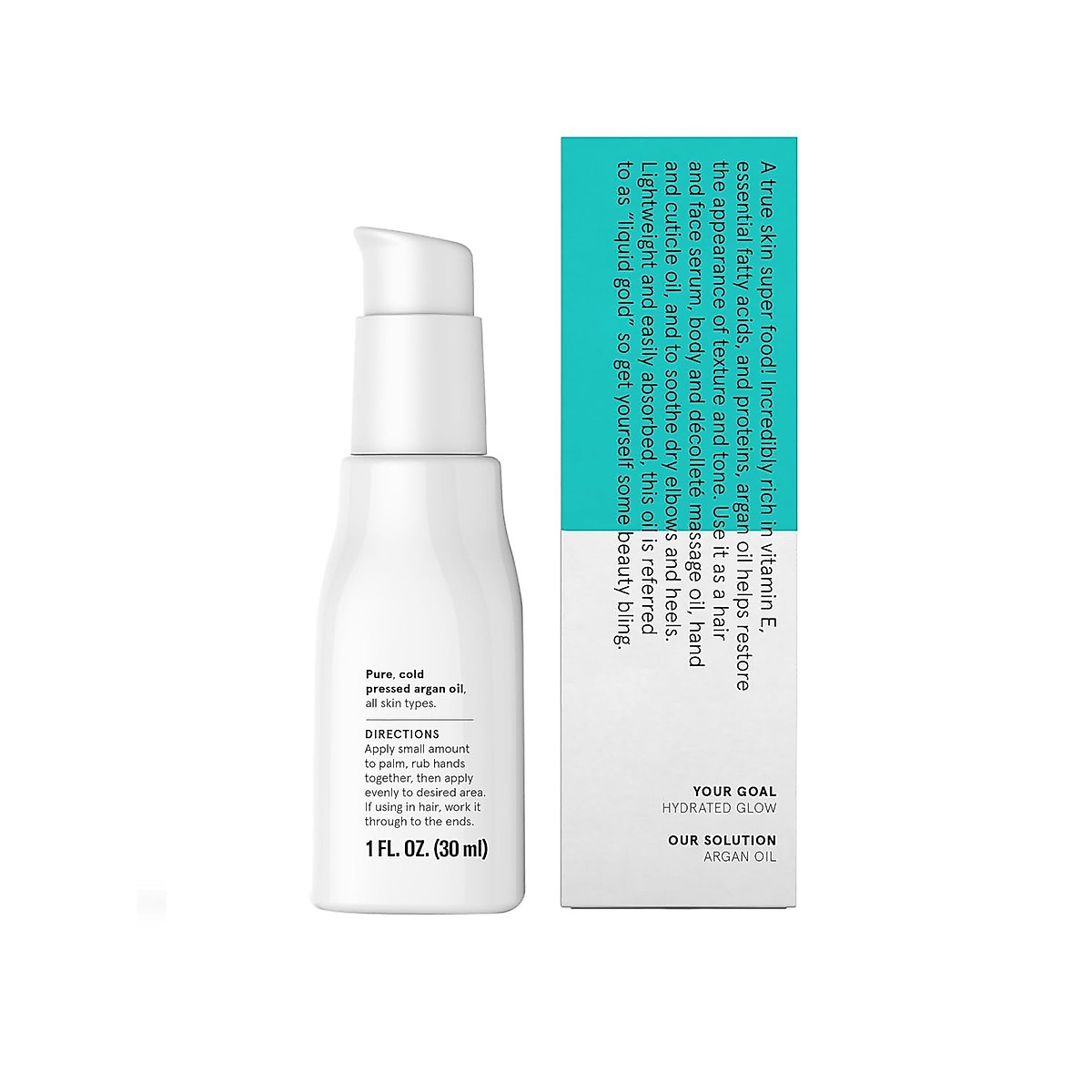 Acure The Essentials Moroccan Argan Oil - Rich in Vitamin E and Essential Fatty Acids - Hydrating & Soothing Multi-Purpose Oil For All Skin & Hair Type - All Natural Pure & Cold Pressed - 1 Fl Oz