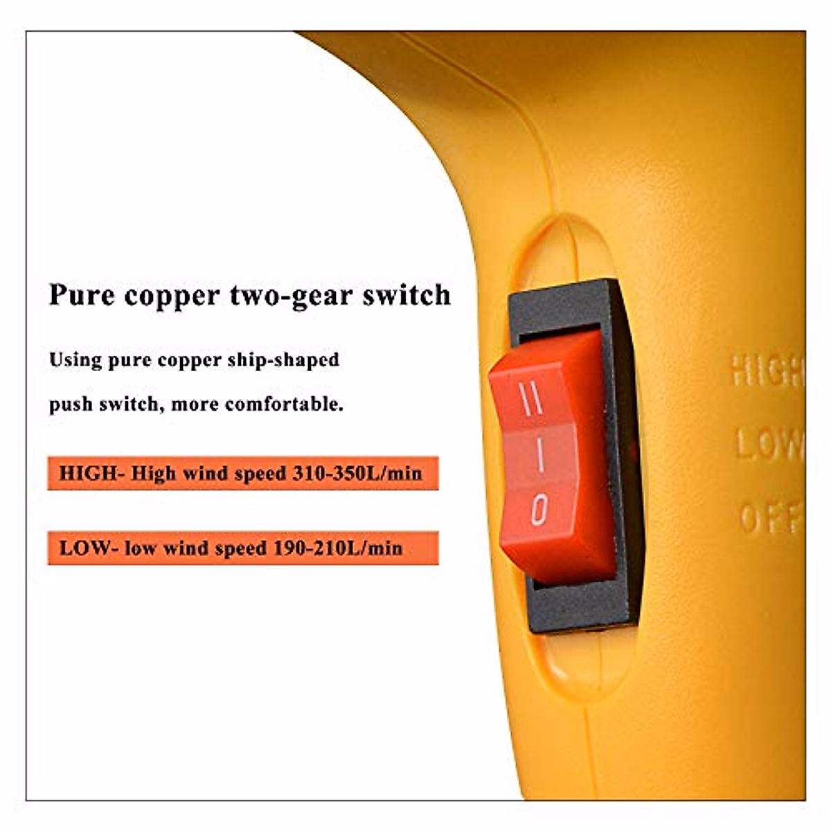 Saladulce PVC Capsule Heat Shrinker Wine Capsule Sealing Machine Wine Bottle Wrap Machine 50mm Capsule Heat Shrinking Machine (110V)