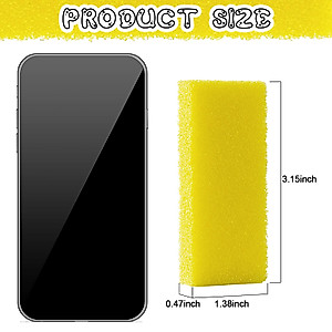 140 Pcs Disposable Foot Pumice Stone Foot Scrubber Sponge Pads for Feet Hard Skin Heels Callus Remover Pedicure Foot Pumice Exfoliator Sponge Coarse Dead Skin Remover, Yellow