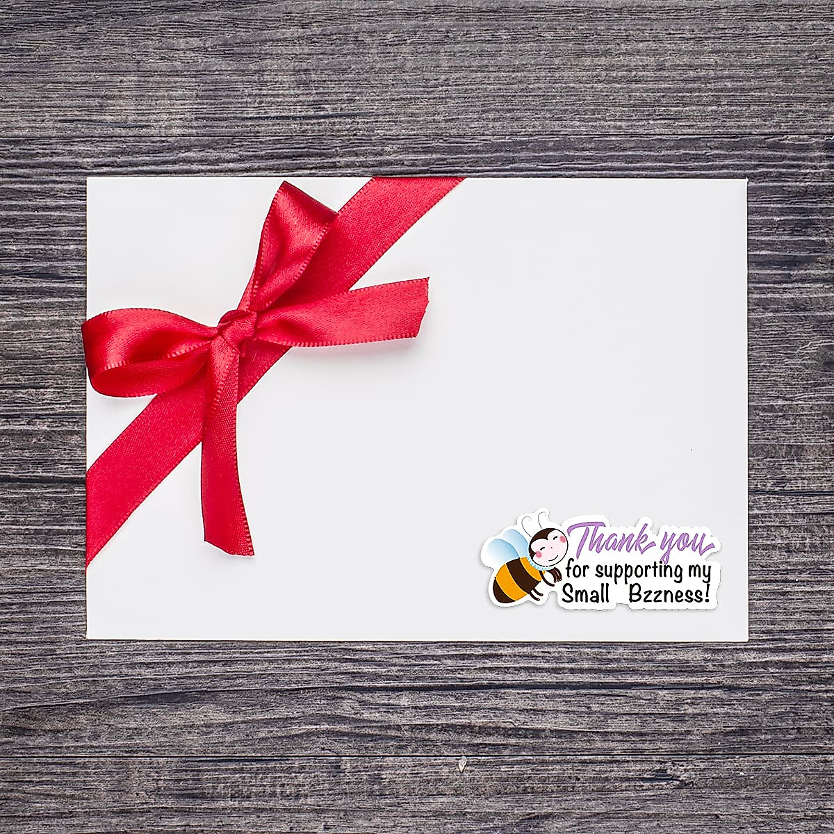 Thank You for Supporting My Small Bzzness Stickers,Thank You Stickers,Handmade Stickers,Small Shop Stickers,Envelopes Stickers for Small Business, Online Retailers,Handmade Goods,500 Labels Per Roll