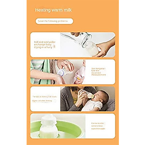 USB Milk Warmer Bag - 2023 New Fast Bottle Warmer for Travel, Portable Car Bottle Warmer for Travel, on The Go Bottle Warmer with USB Cables, Gentle Warmth Maintain Perfect Temperature (Pink)